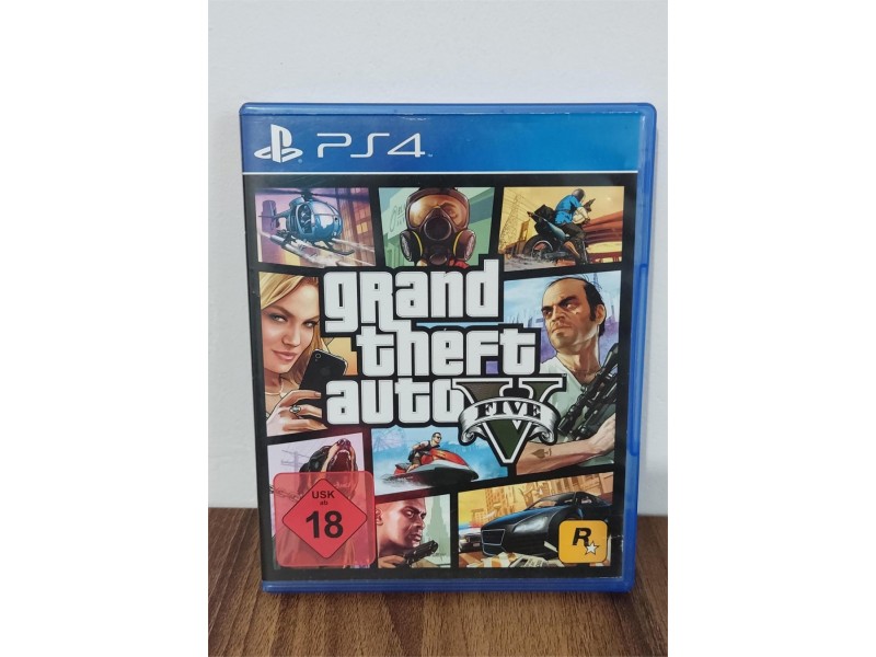 GTA V - Grand Theft Auto 5 - PS4 Igra Disk sa mapom