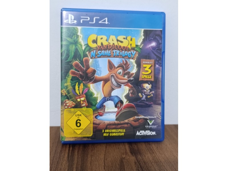 Crash Bandicot Nsane Triology PS4 igra