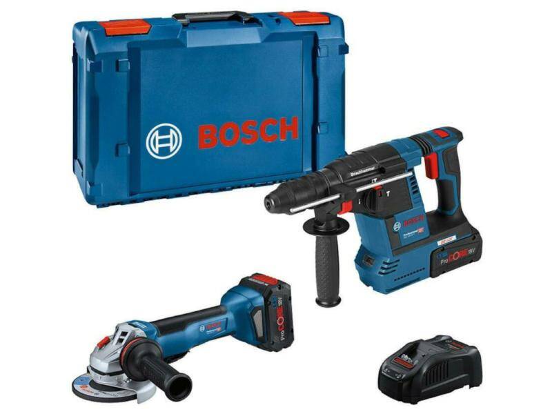 BOSCH PLAVI ALAT SET AKU ALATA GWS 18V-10 P+GBH 18V-26 U XL-BOXX 2X PROCORE18V 5,5 AH | 0615990N33