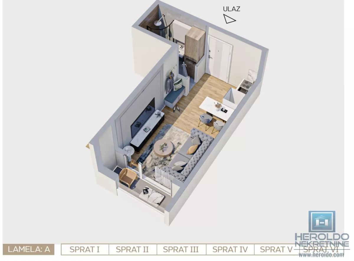 Stanovi u izgradnji -GARSONJERA