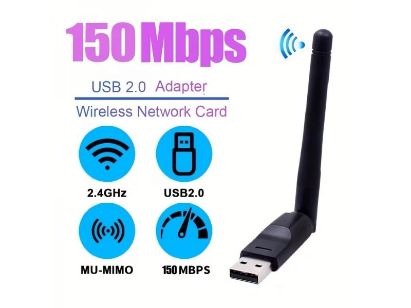 Mini USB WiFi adapter sa brzinom od 150 Mbps