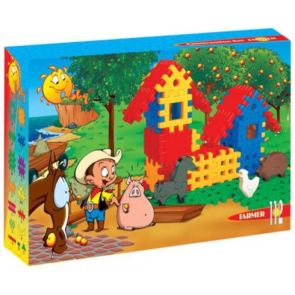 Dečije Kockice Farmer 112 pcs 004864/1