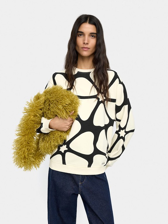 COTTON PRINTED SWEATSHIRT