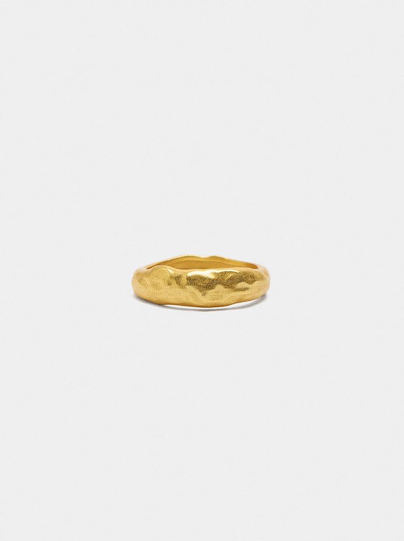 IRREGULAR RING - 18K GOLD PLATED