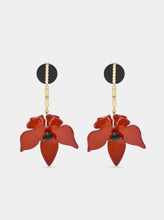 RESIN FLOWER EARRINGS