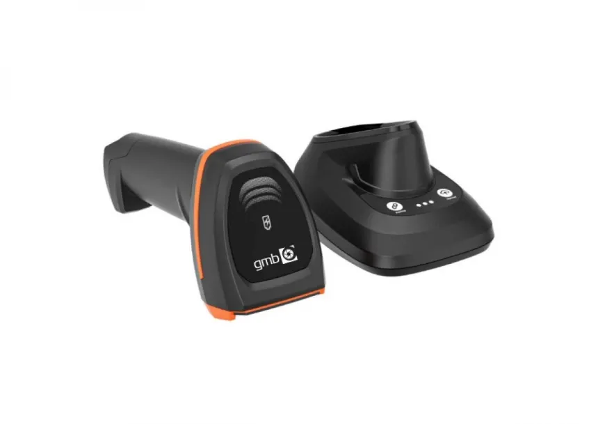 POS-BS4208SRC GMB 2d/OCR CMOS barcode scanner with CRADLE, barkod skener 2000mAh, 1MP, BT/WiFi