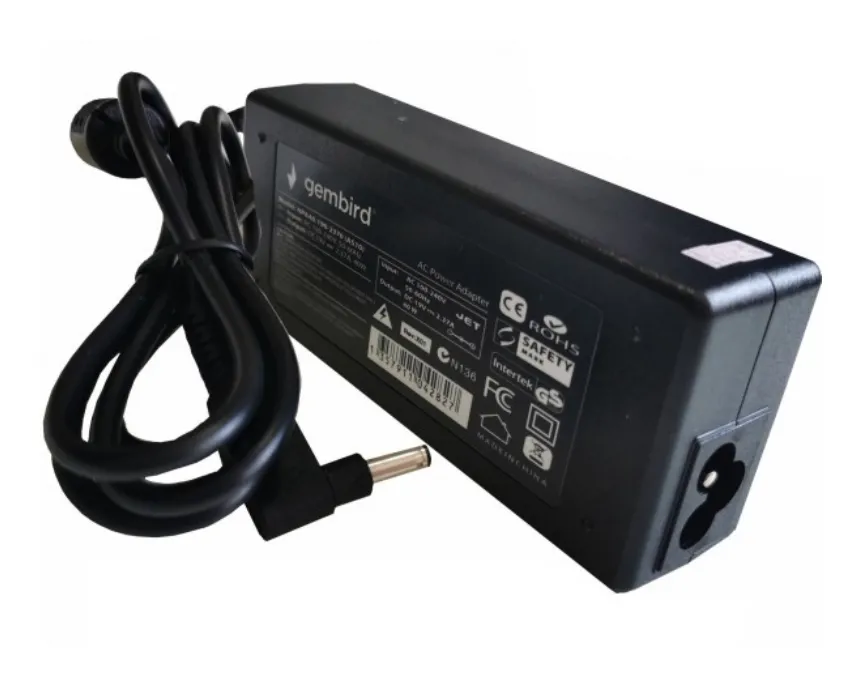 GEMBIRD Punjač za laptop 45W-19.5V-2.31A, 4.5x3.0mm Black