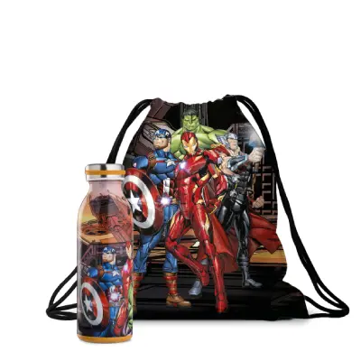Egan Italy Set termos i podesiva torba Avengers Marvel, 2 komada