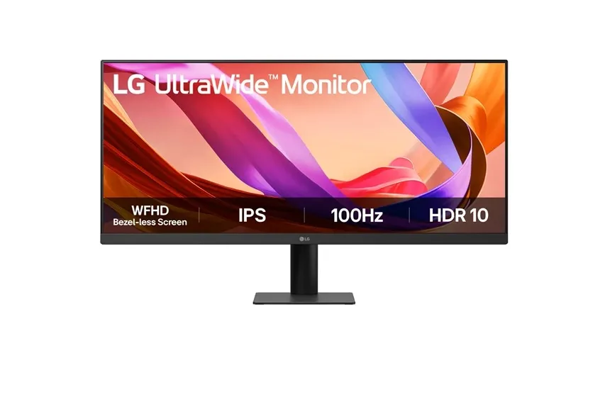 LG 29" UltraWide IPS WFHD 2560x1080@100Hz, 21:9, 1000:1, 250 cd/m², 5ms, 178º/178º, HDR 10,1 HDMI, 1 DP 1.4, VESA 100x100mm, Tilt, Black, 3yw