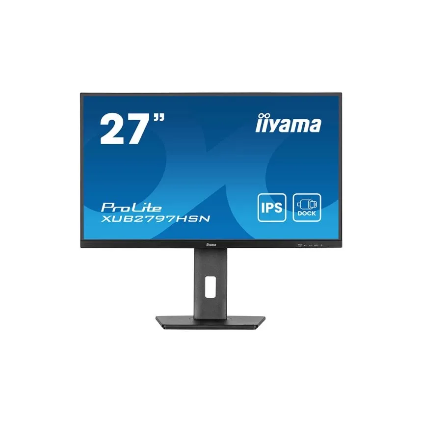 Monitor 27" Iiyama XUB2797HSN-B2 IPS 1920x1080/100Hz/1ms/HDMI/DP/VGA/audio