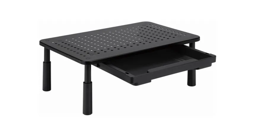 MS-TABLE-D-01 Gembird Podesivo postolje sa fiokom ya monitor 370x235x140mm