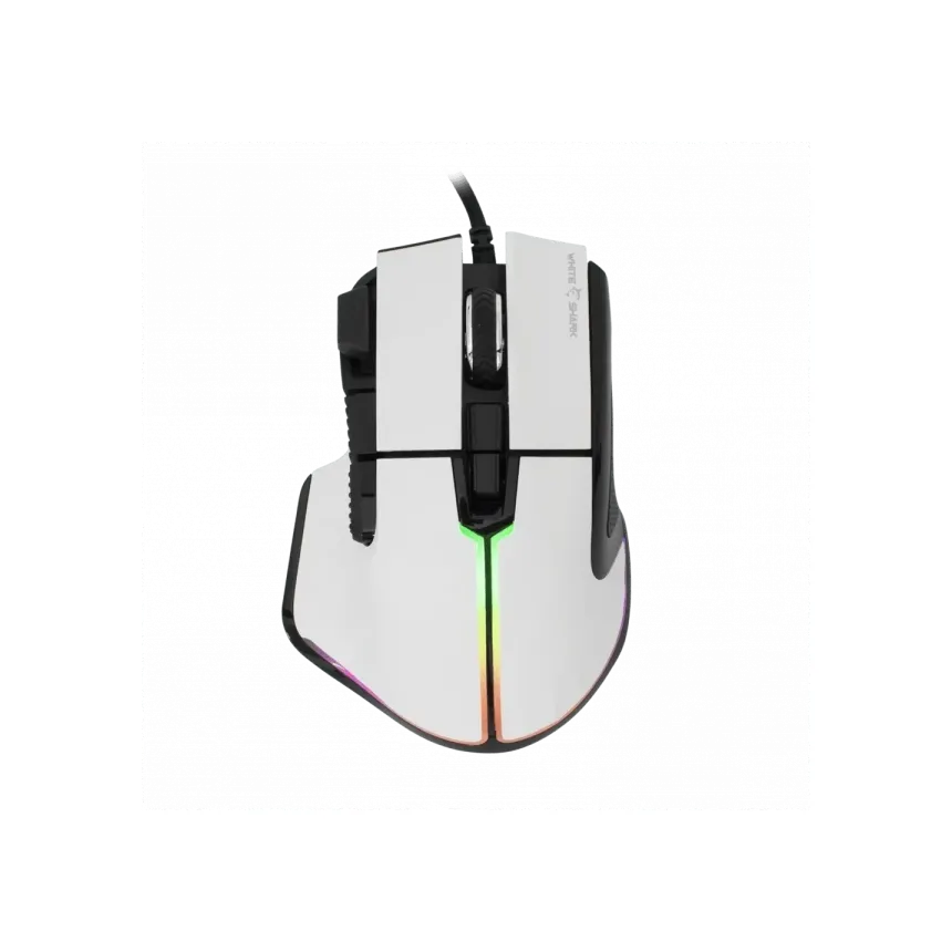 Miš White Shark MARROK 12000DPI/9D/1000Hz Polling/RGB/White
