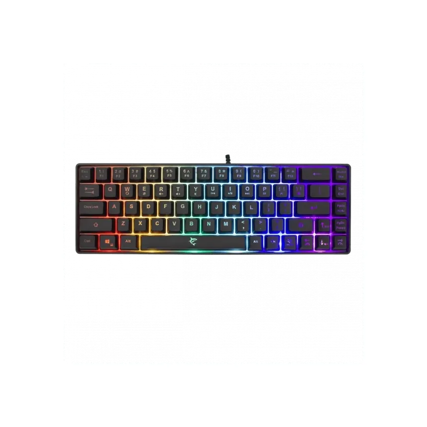 Tastatura White Shark RONIN TKL/Membranska/RGB/Crna/US