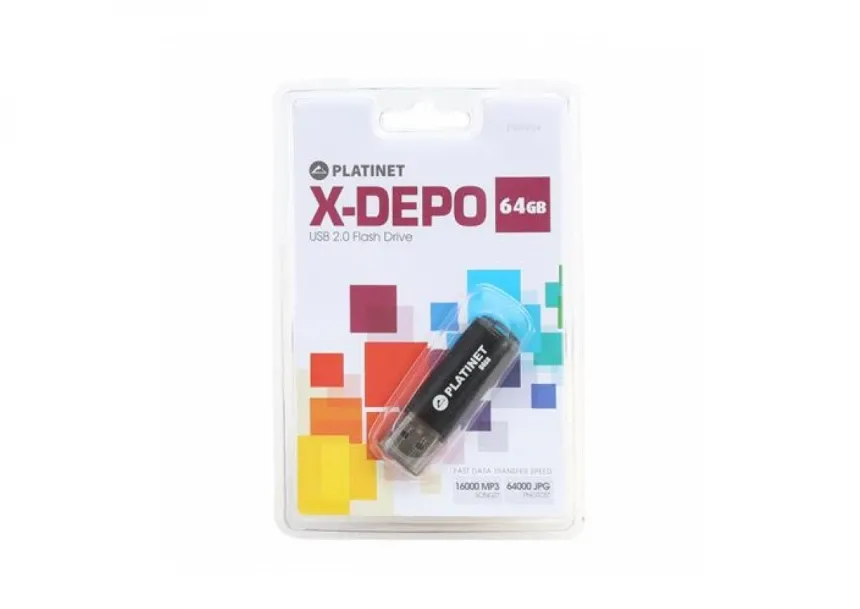 USB Platinet PMFE64 64GB X-Depo 2.0