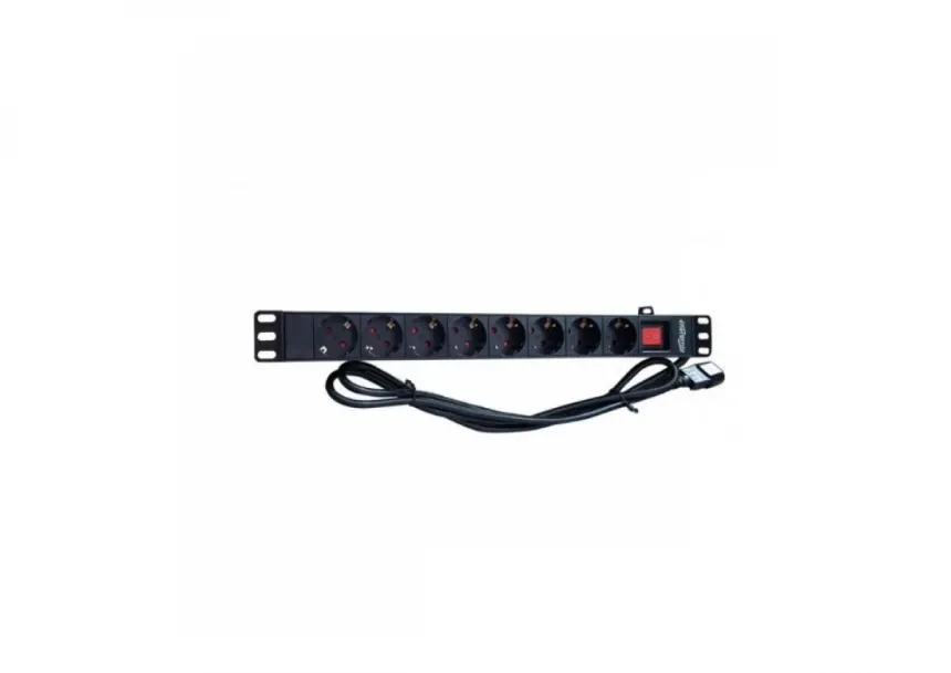 Energetski panel 8 out 19"/1U PDU-8SP-1U