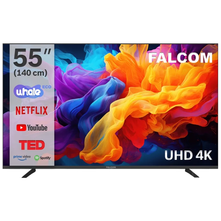Falcom Televizor Smart LED TV 4K UltraHD 55" - TV-55LTF024SM WOS