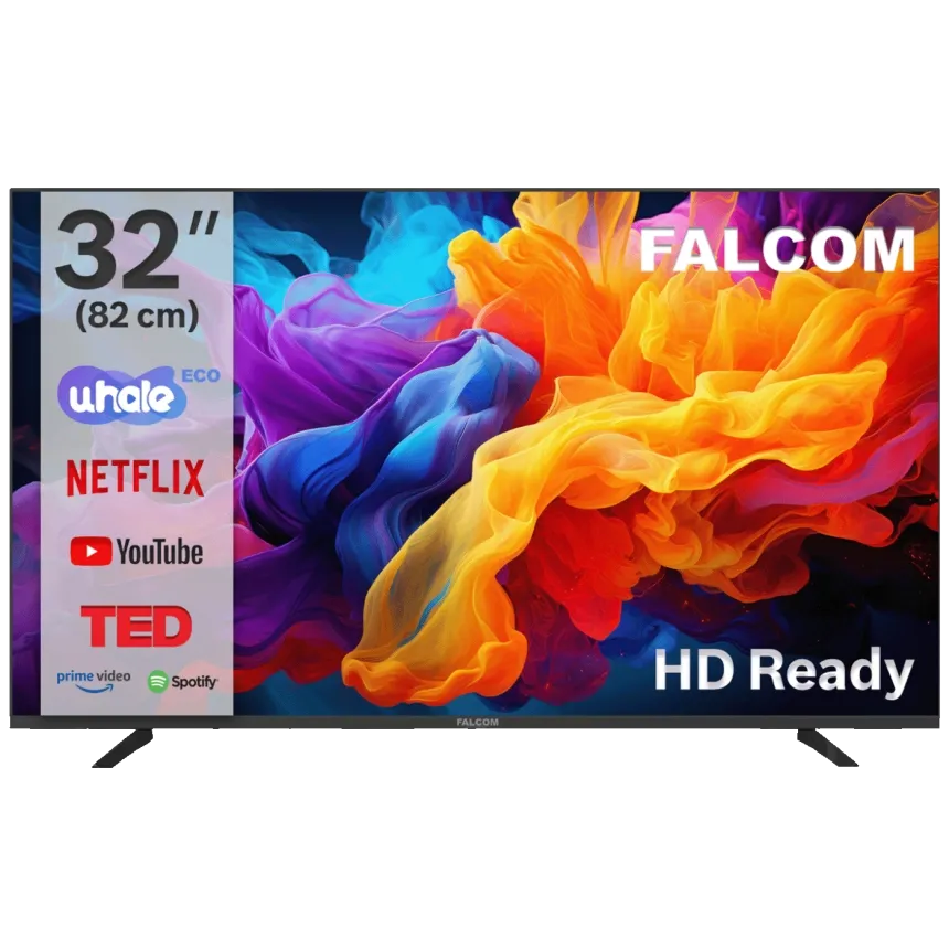 Falcom Televizor Smart LED TV FULL HD 32", Bluetooth ,WiFi - TV-32LTF024SM WOS