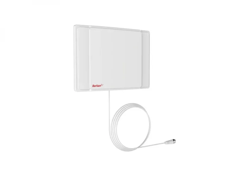 BARKAN AF40P.W Indoor HDTV Flat TV Antenna 65 km