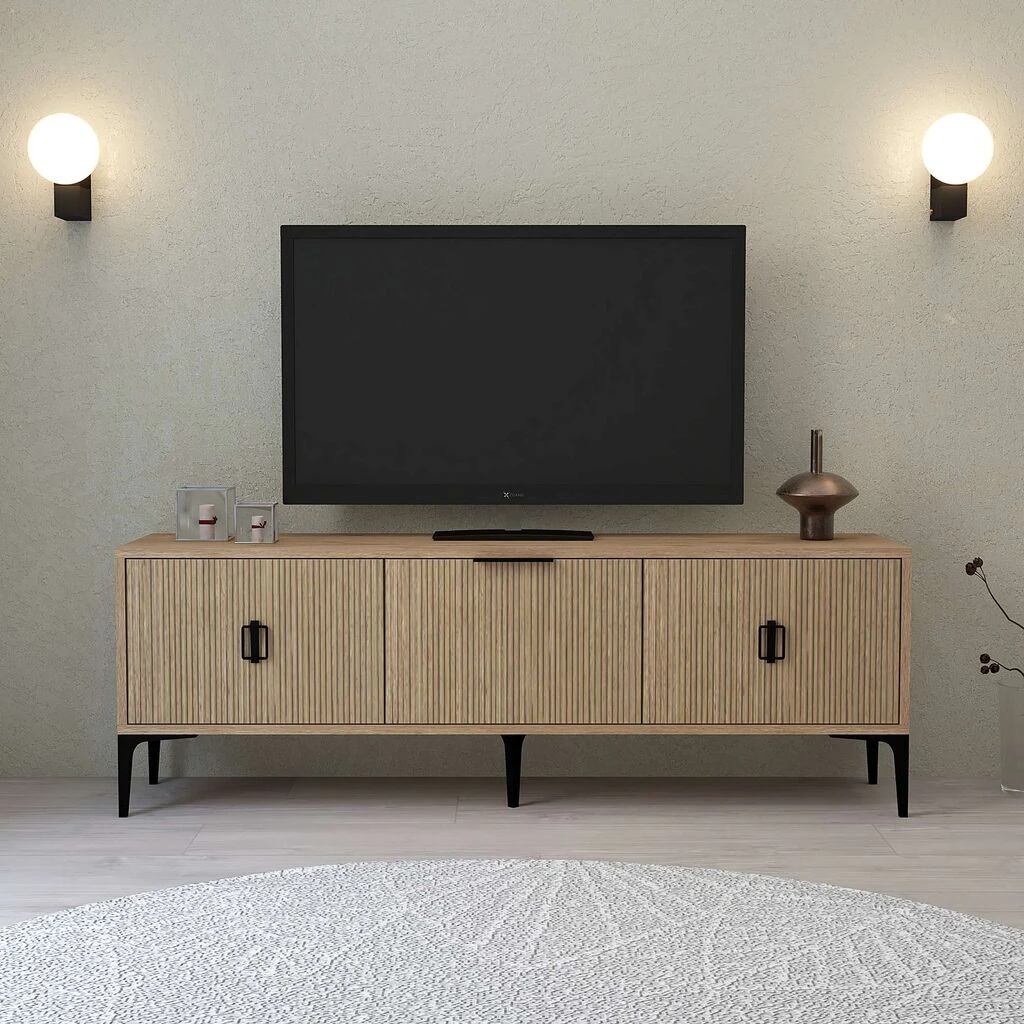 Hanah Home TV Komoda 3503 Neva, 150x49.5x35cm, Smeđe boje