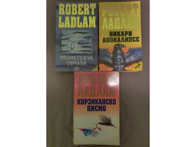 ROBERT LUDLUDLUM tri knjige