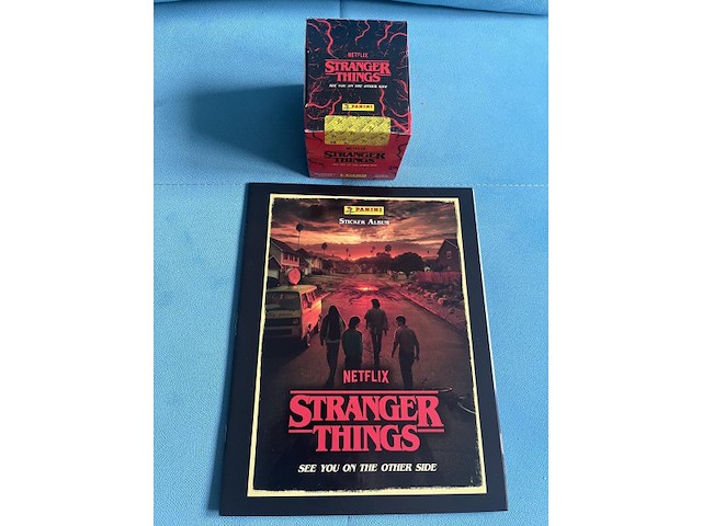 Netflix STRANGER THINGS - Prazan album i 36 kesica