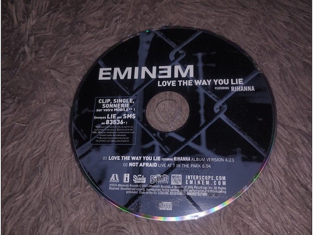 Eminem Love the way you love-singl