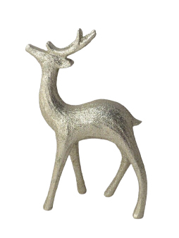 Novogodišnja figura - Gold Reindeer