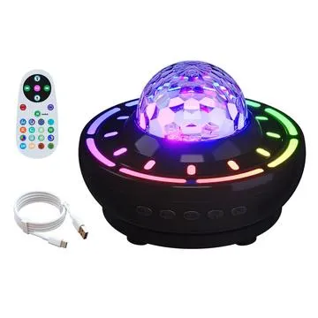 SSL001-C PORTABLE STAR-PROJECTOR LAMP AND BLUETOOTH SPEAKER - BLACK