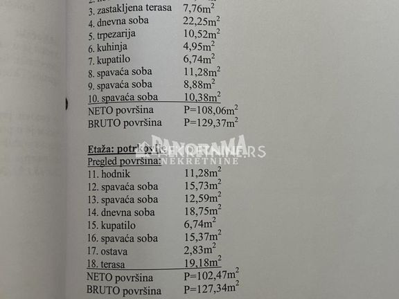 Kuća Veliko Gradište Pr+Ptk,256m2,uknjižena na 11,80 ari placa ID#3278