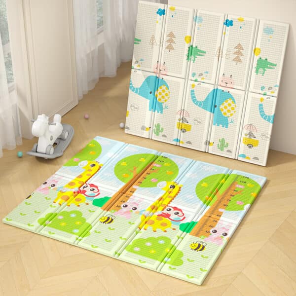 Podloga za igru Elephant + Giraffe – Baby Line Premium Collection (180x200x1cm) LS-EG