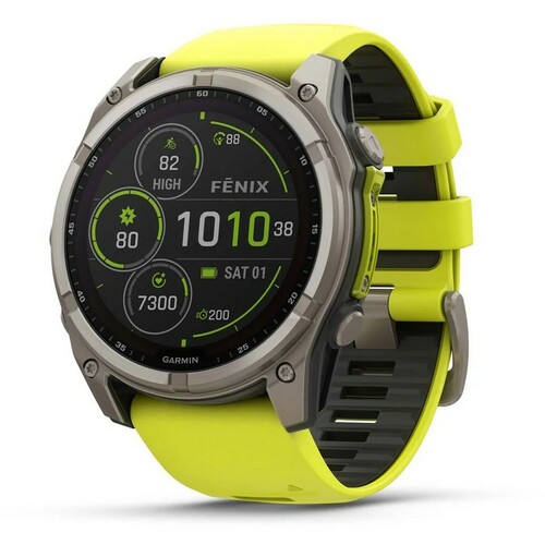 GARMIN Fenix 8 51mm Sapphire Solar Yellow