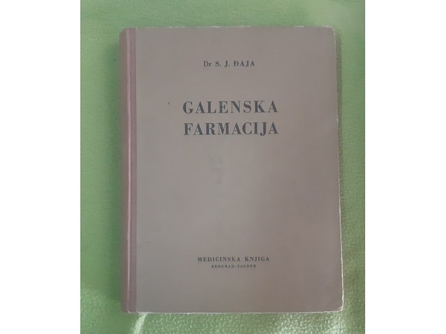 Galenska farmacija - 1952.g