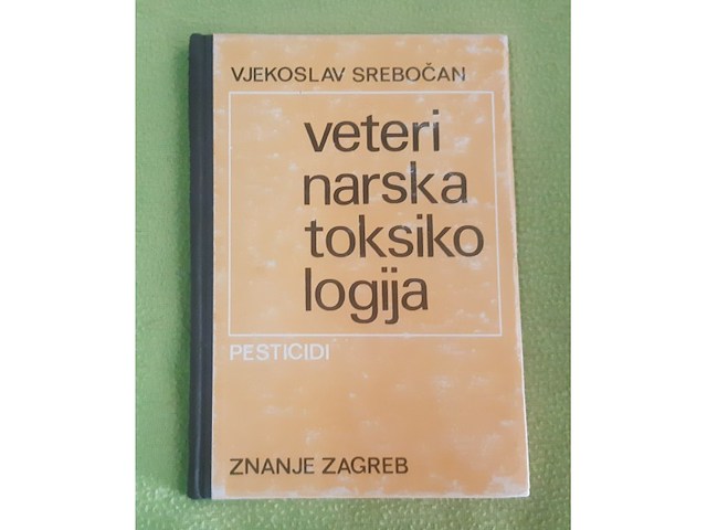 Veterinarska toksikologija pesticidi - 1974g