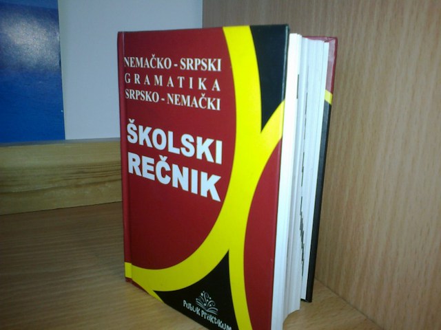 Nemačko-srpski GRAMATIKA ŠKOLSKI REČNIK   ,novo ➡️ ➡️