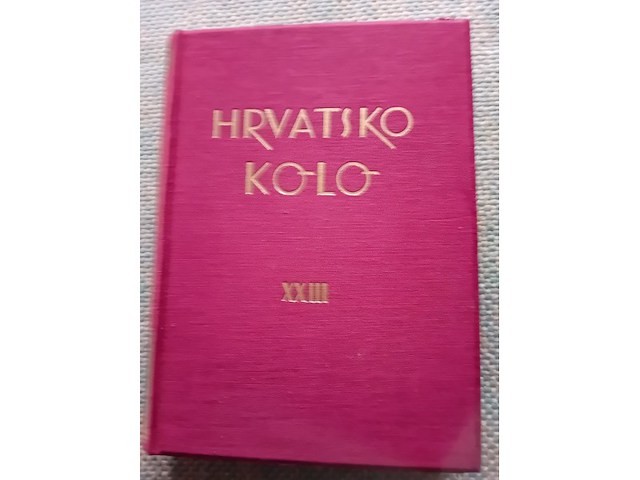 Hrvatsko kolo  XXIII - Književno naučni zbornik