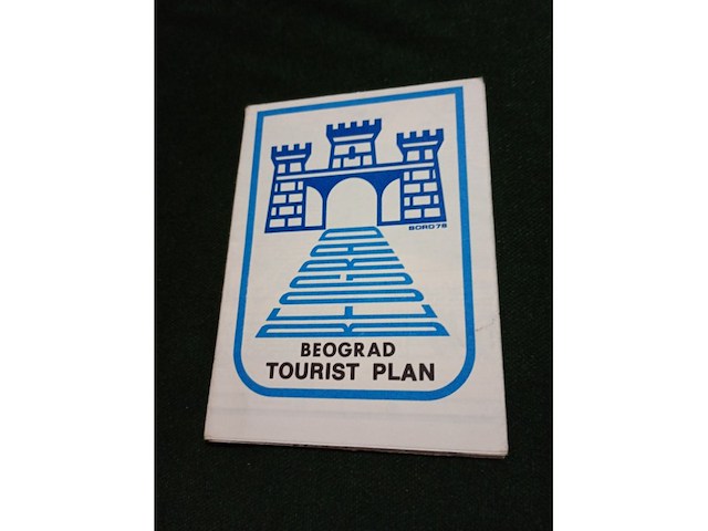 Beograd Tourist Plan 1978g