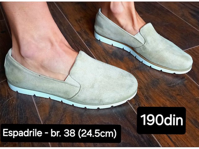 Espadrile krem ženske br. 38