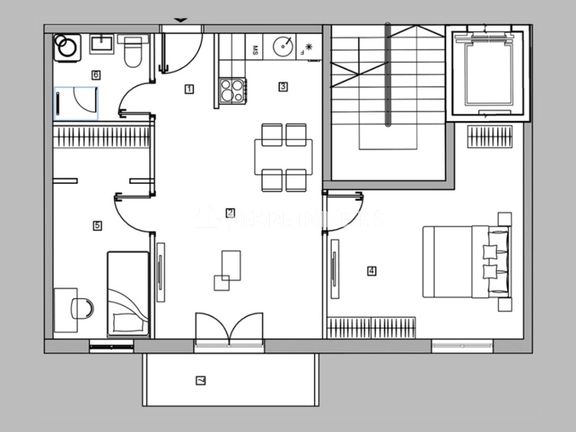 Trosoban stan, 63.55m2, cena sa PAP je 149342€