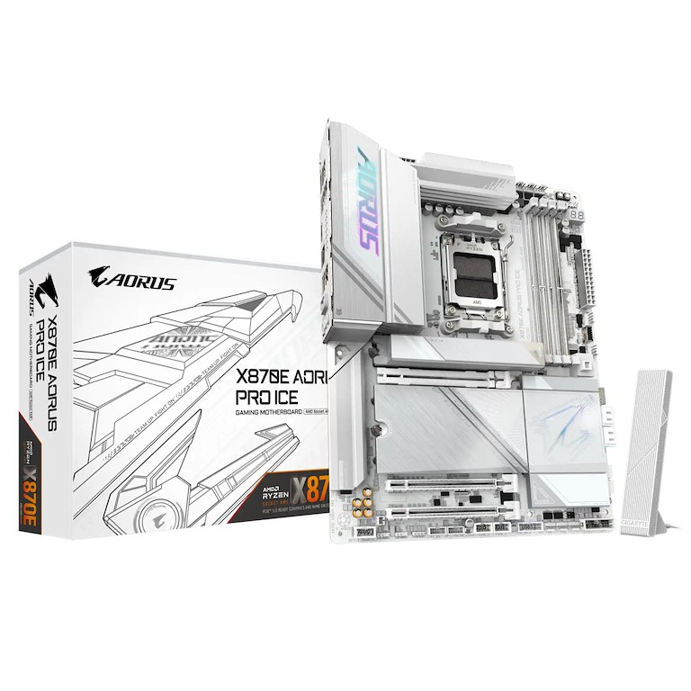 Matična ploča Gigabyte AM5 X870E Aorus Elite WIFI7 Ice