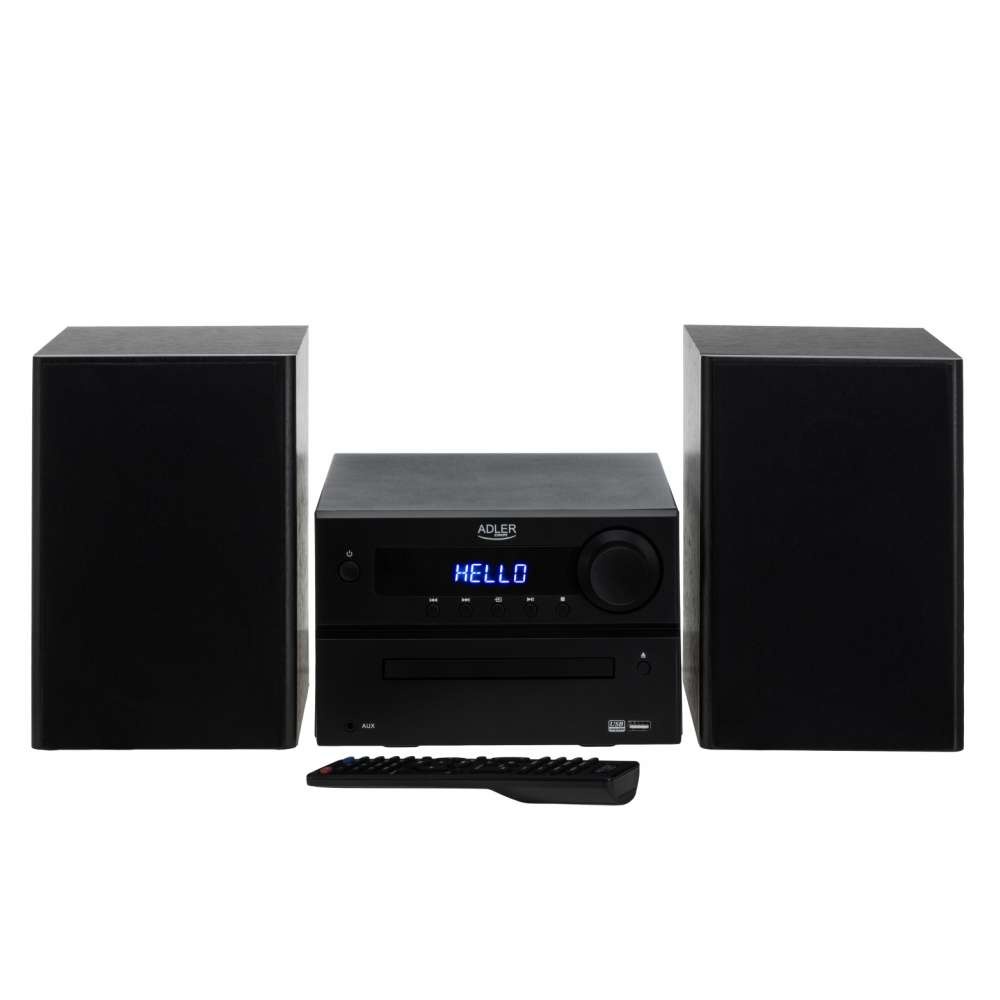 ADLER AD1917 MINI MUZIČKI CENTAR BLUETOOTH 5.3 CD CD-R CD-RW MP3 WMA