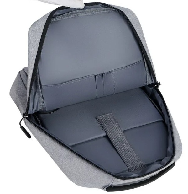 NCC-15-KLB011 Gembird Ranac poslovni Sivi za laptop 15,6inc 41x28x12cm USB konektor, 420g