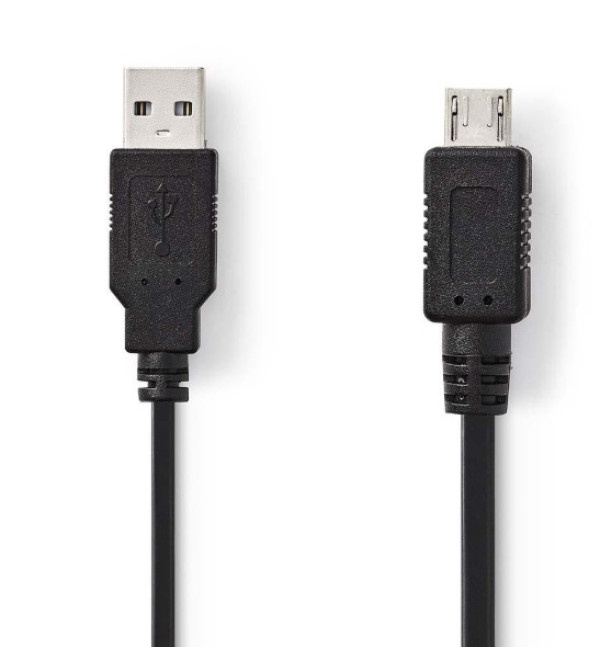 CCGP60880BK20 micro USB kabl 2.0, 480Mbps, 2m, okrugli