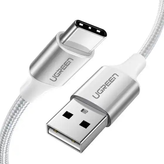 UGREEN US288 USB tip C M na USB 2.0 M kabl Alu.3m beli