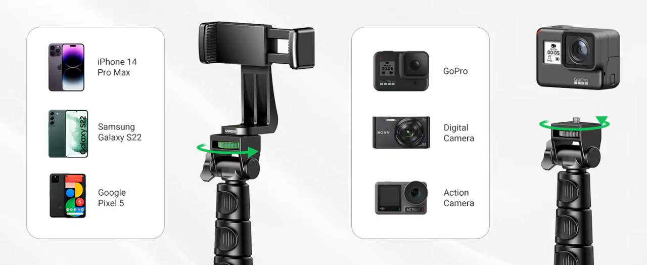 UGREEN LP680 Selfi Štap Tripod sa Daljinskim