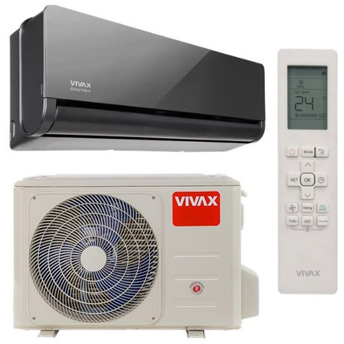 KLIMA UREĐAJ VIVAX ACP-12CH35AEHI+ R32 12000 BTU SIVA OGLEDALO