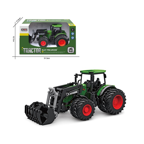 Traktor bager sa duplim točkovima 31,3x15,7x17,6cm 467646