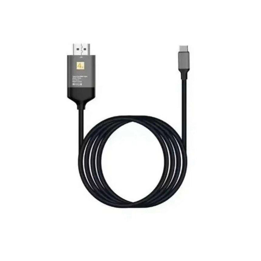 Kabl E-Green 3.1 USB tip c - HDMI (30Hz) metalni 1.8m crni