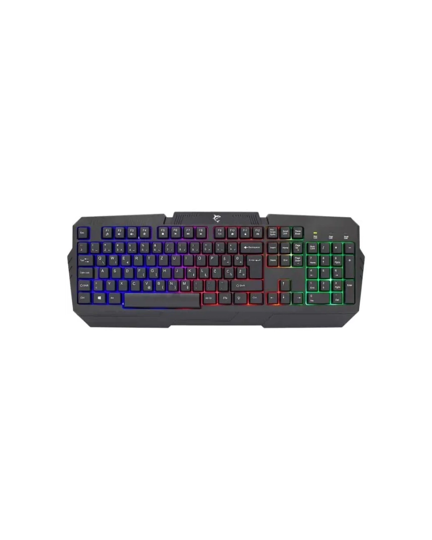 Tastatura White Shark DAKOTA Full Layout/RGB/Membranska/Crna/SR