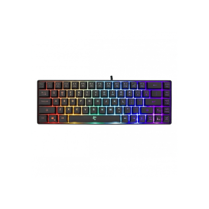 Tastatura White Shark RONIN TKL/Membranska/RGB/Crna/US