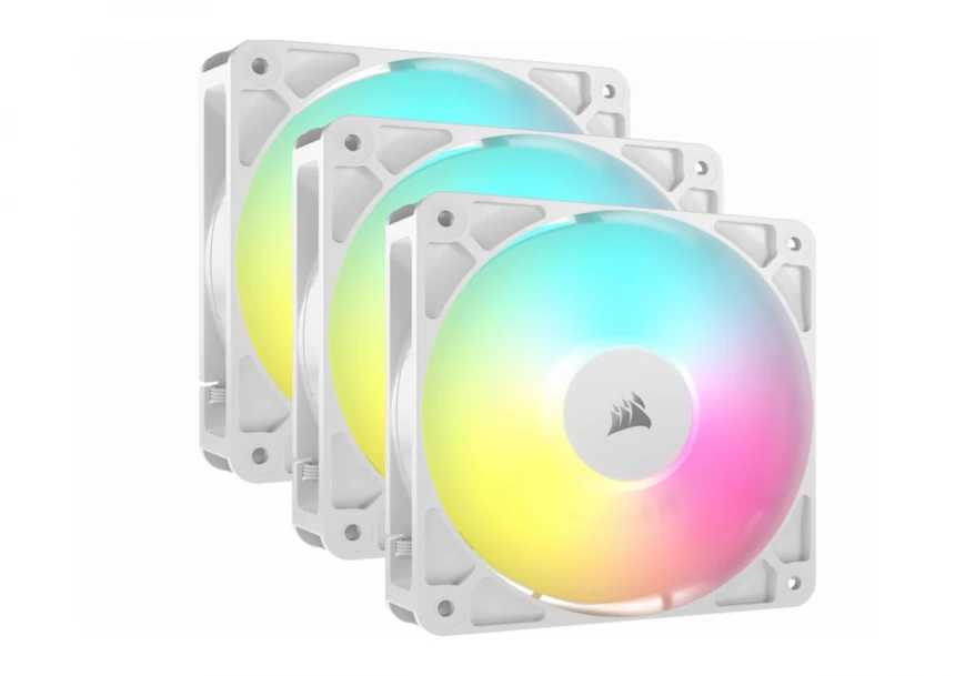 Ventilator CORSAIR RS120 ARGB/ 120mm ARGB Fan/Triple Pack/bela